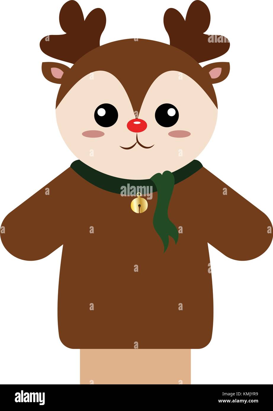 Cute puppet animal Stock Vector Image & Art - Alamy
