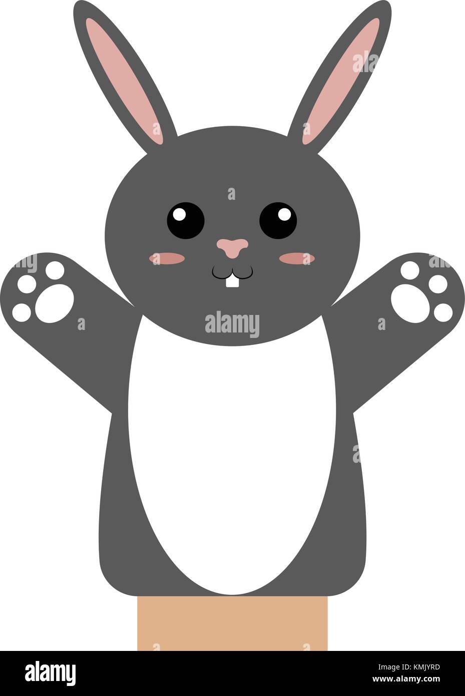 Cute puppet animal Stock Vector Image & Art - Alamy