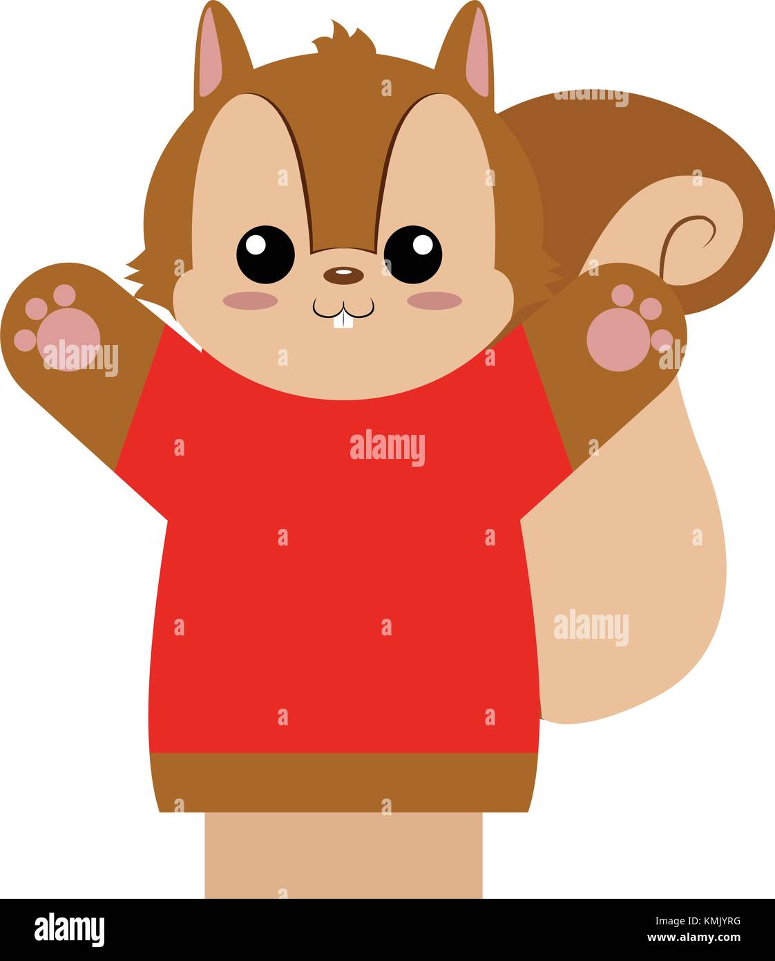 Cute puppet animal Stock Vector Image & Art - Alamy