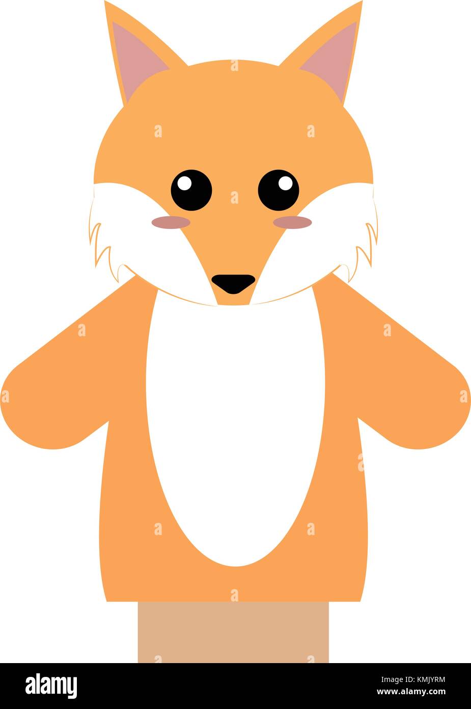 Cute puppet animal Stock Vector Image & Art - Alamy