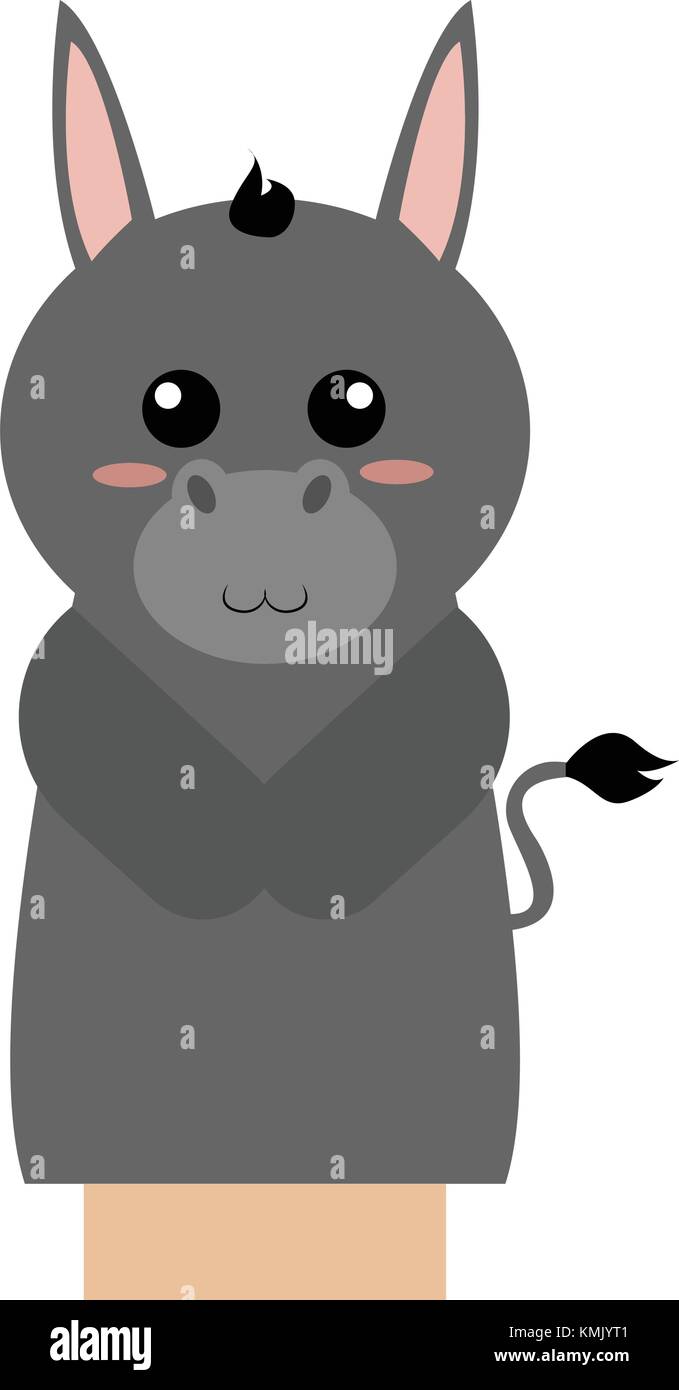 Cute puppet animal Stock Vector Image & Art - Alamy