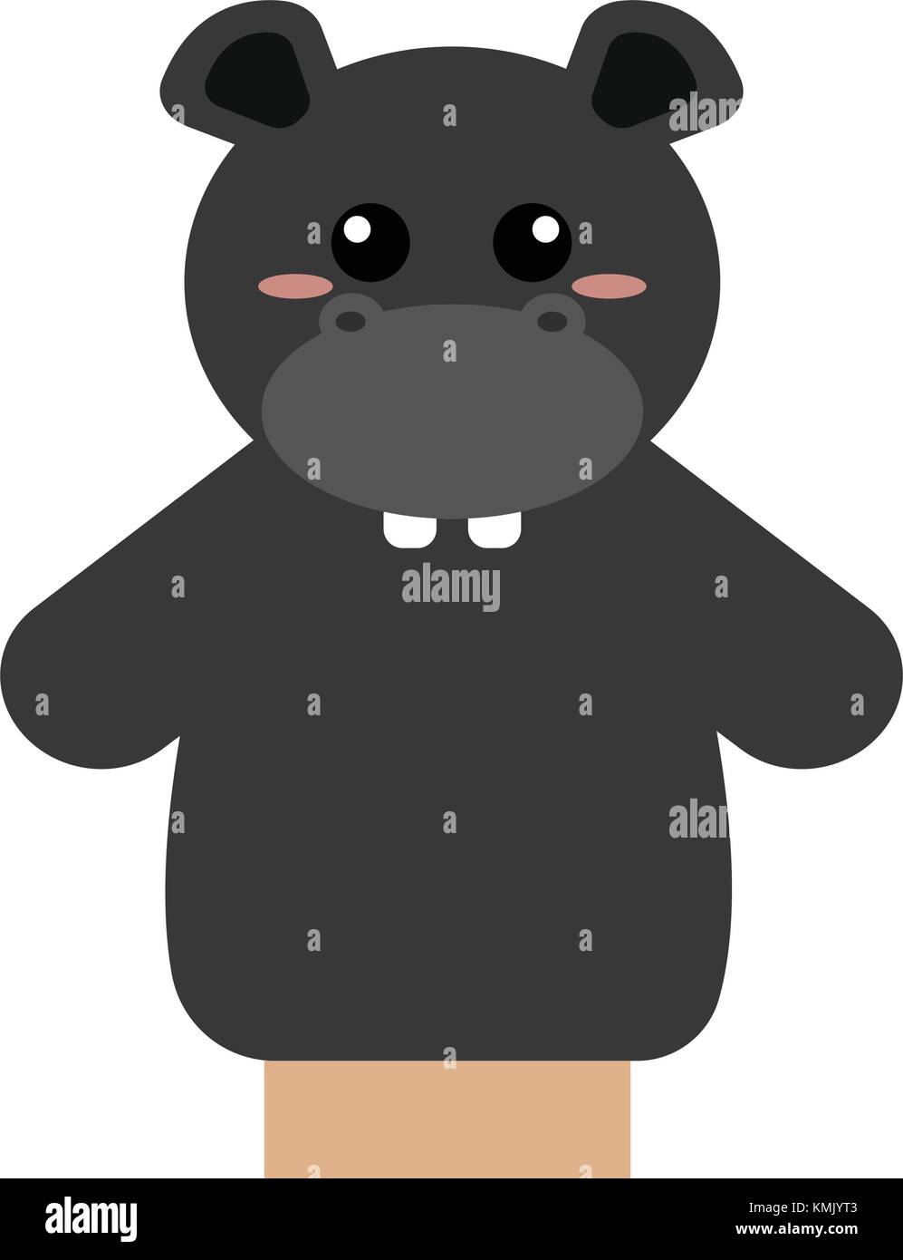 Cute puppet animal Stock Vector Image & Art - Alamy