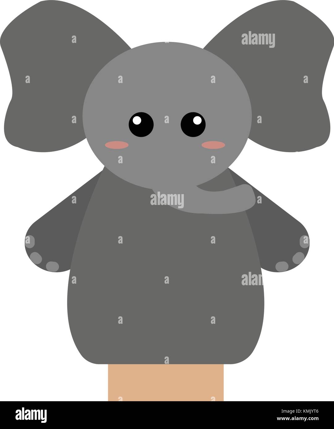 Cute puppet animal Stock Vector Image & Art - Alamy