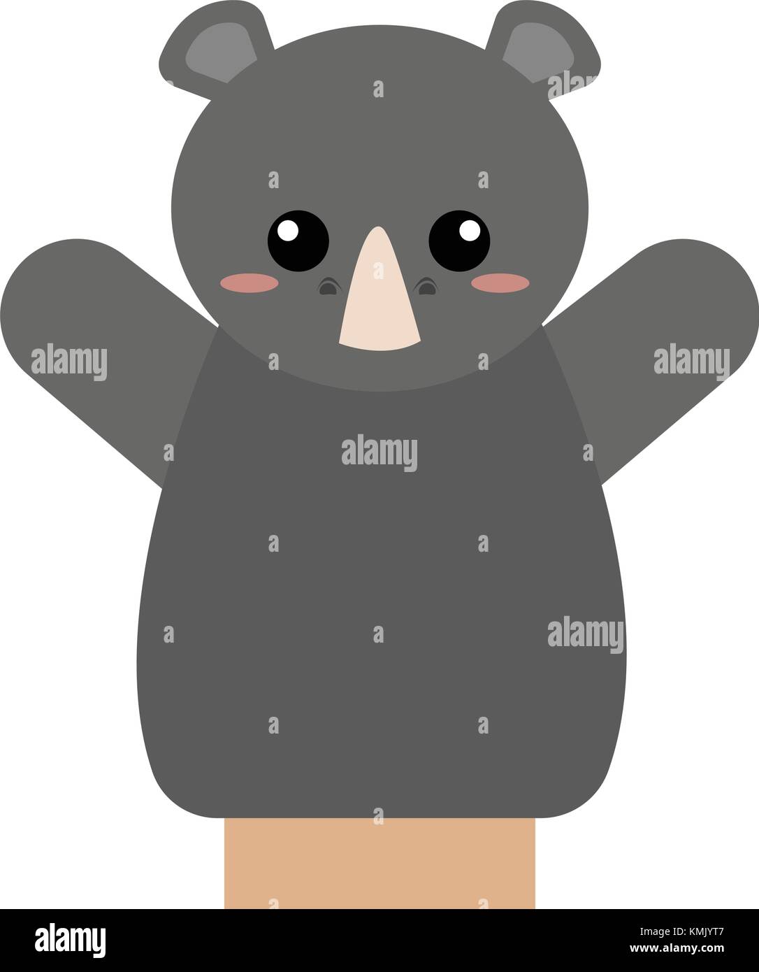 White puppets Stock Vector Images - Alamy