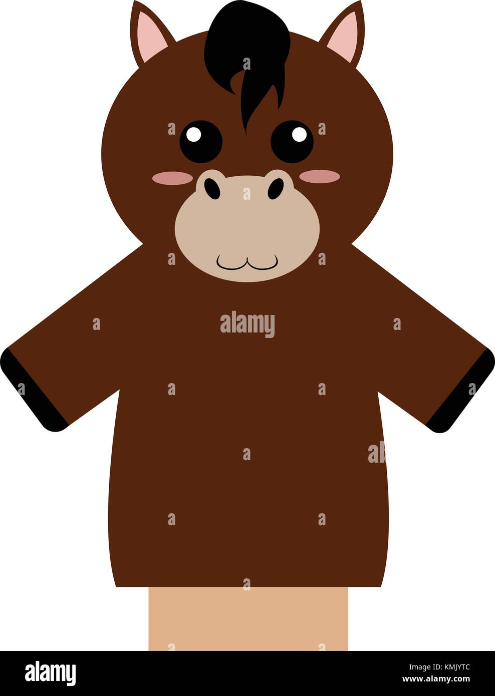 Puppet show children Stock Vector Images - Alamy