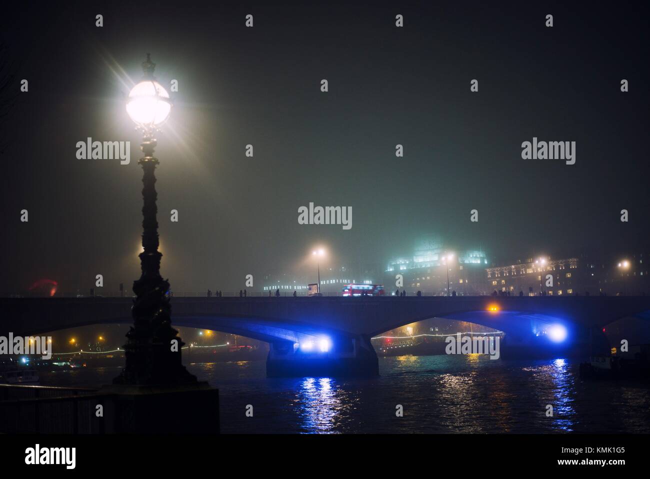 Waterloo bridge london bus hi-res stock photography and images - Alamy