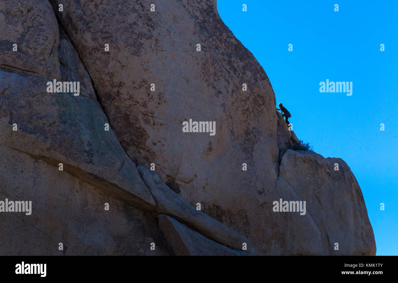 Climbing, Joshua Tree National Park, California, USA Stock Photo - Alamy