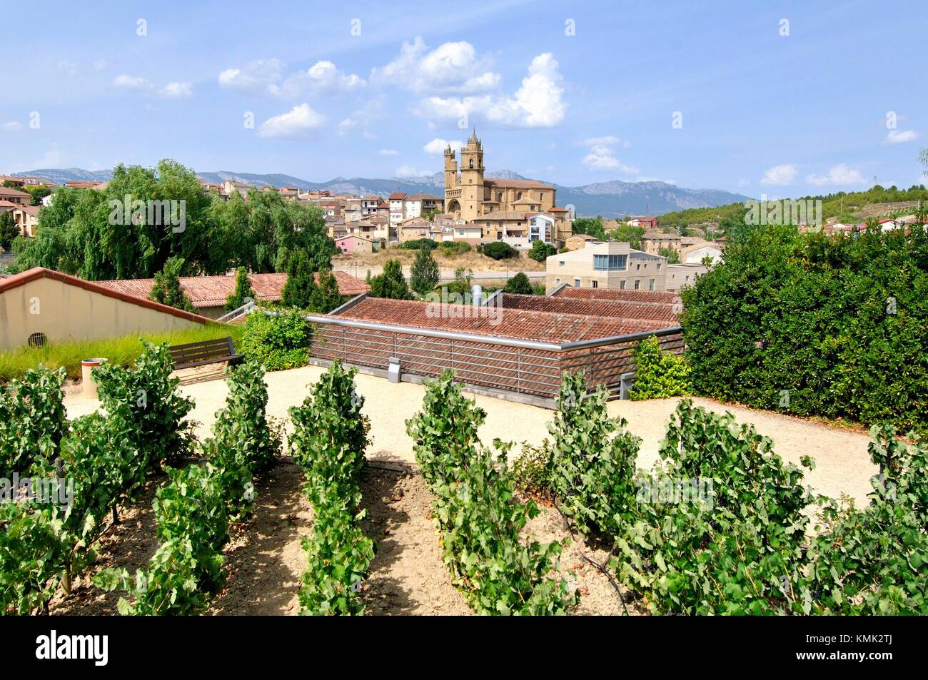 El Ciego village from Hotel designed by Frank Gehry, Marques de Riscal ...