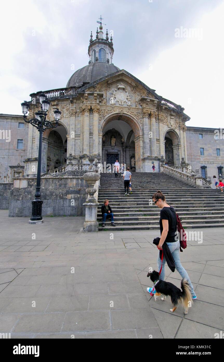 Sanctuary of loyola or shrine and basilica of loyola hi-res stock ...