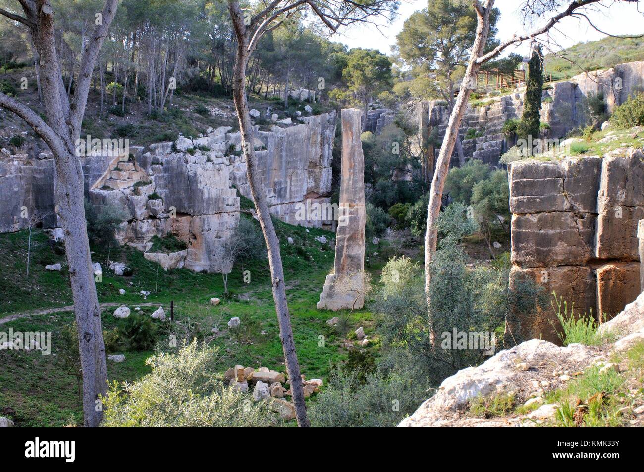 Roman quarry of Mèdol. Tarragona, Catalonia, Spain Stock Photo - Alamy