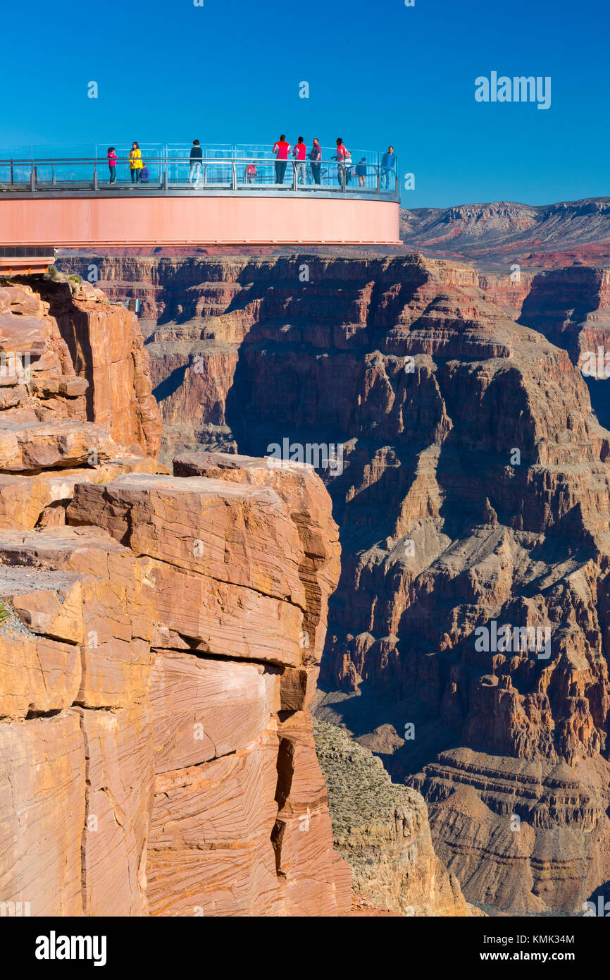 Grand Canyon Skywalk, Hualapai Reservation, Grand Canyon National Park, Arizona, Usa, America ...
