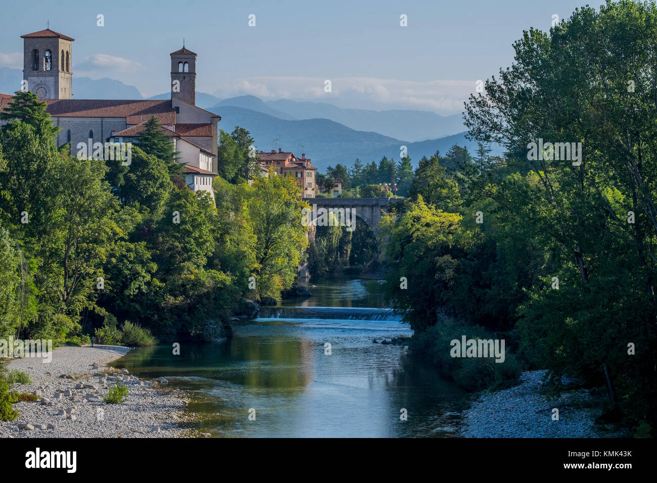 A view of the village of Cividale del Friuli, Friuli Venezia Giulia ...