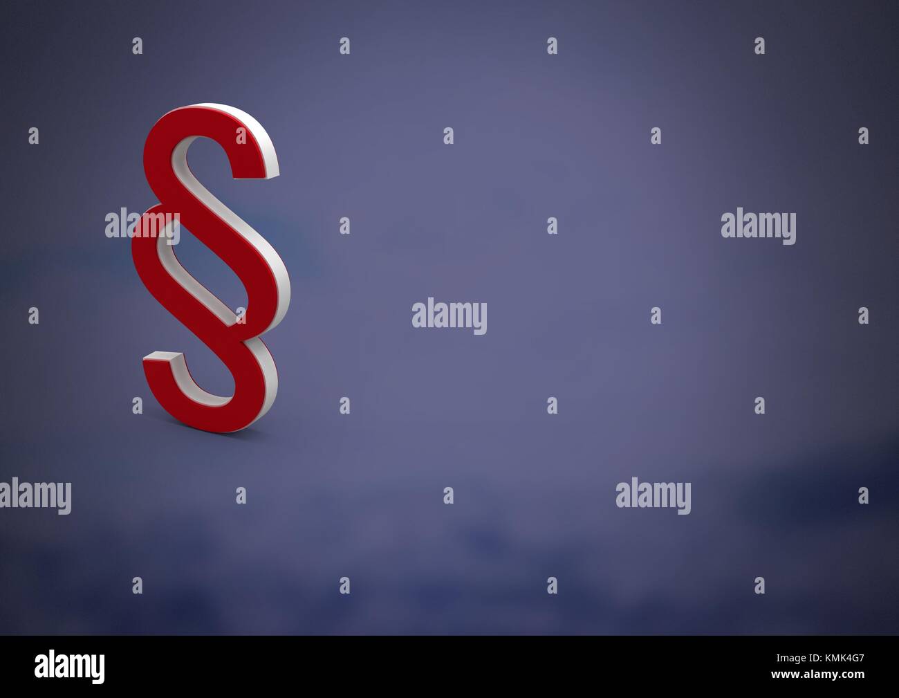 Digital composite of Section symbol icon and dark background Stock ...