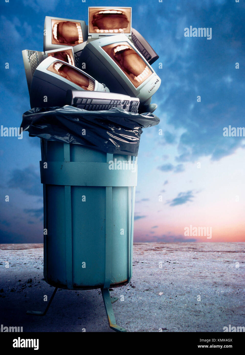 Discarded office equipment hi-res stock photography and images - Alamy