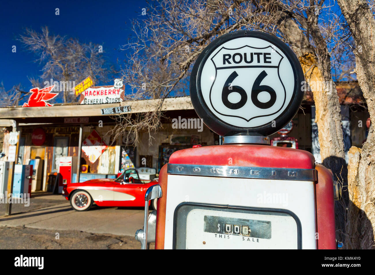 Hackberry General Store, Hackberry, U.S. Route 66 (US 66 or Route 66 ...