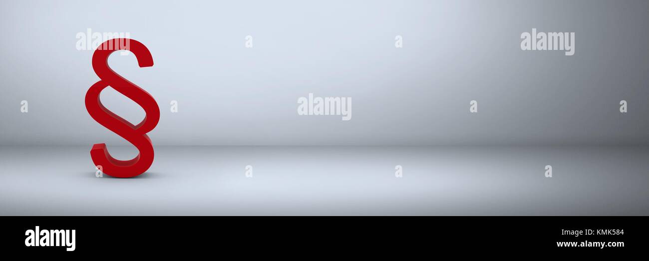 Digital composite of section symbol icon with bright background Stock ...