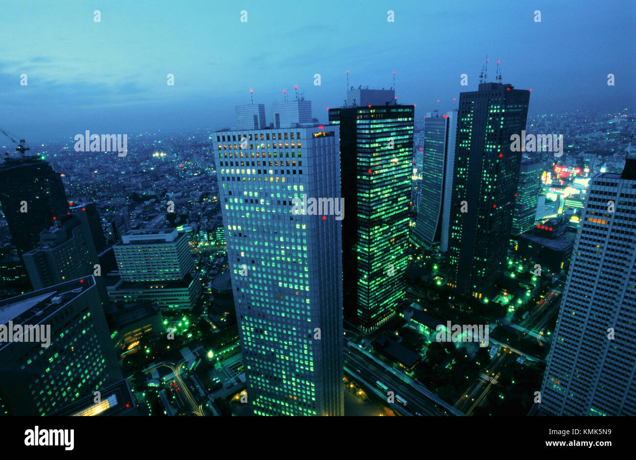 Birds eye view tokyo city hi-res stock photography and images - Alamy