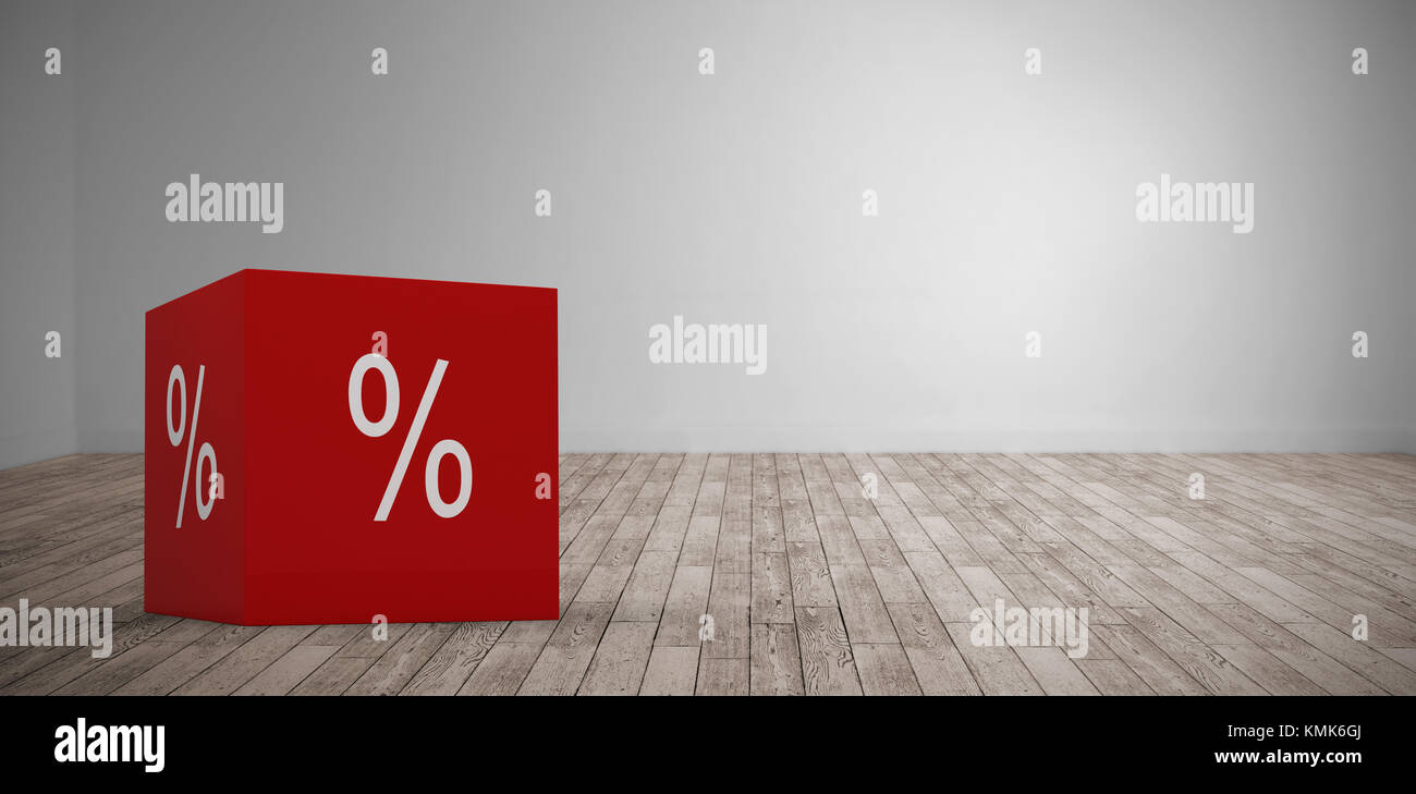 Vector icon of percentage symbol against digital room Stock Photo - Alamy