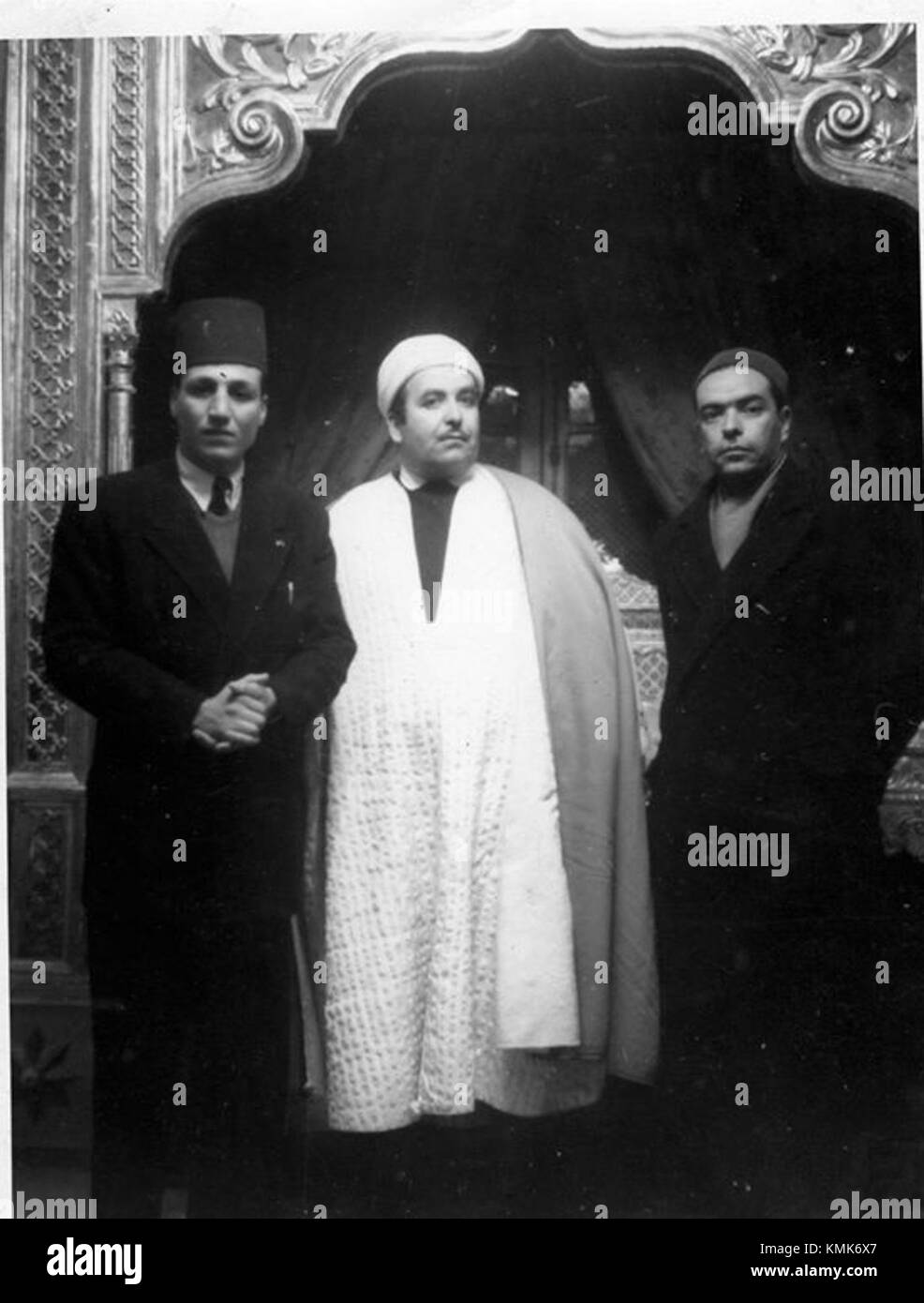 Brahim Mahouachi avec Mohamed Fadhel Ben Achour Stock Photo - Alamy