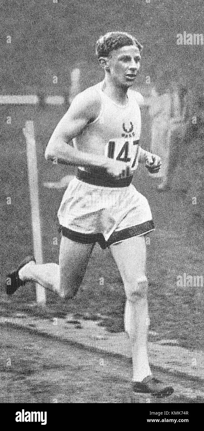 This cigarette card from Churchman features Jack Lovelock, a notable ...