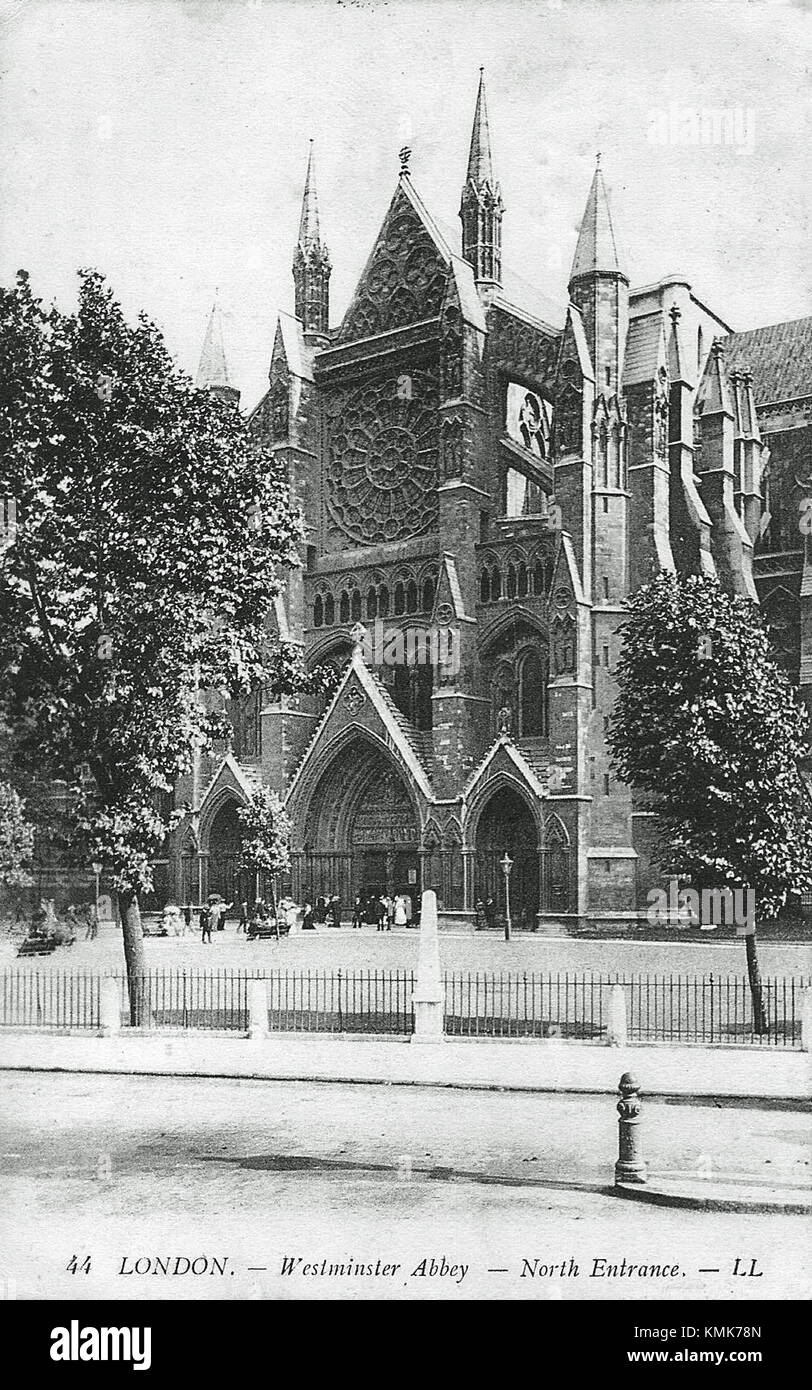 A photograph of Westminster Abbey in London, England, capturing the ...