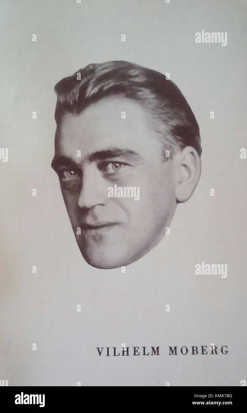 A portrait of Wilhelm Moberg from 1932, one of Swedenâ€™s most ...