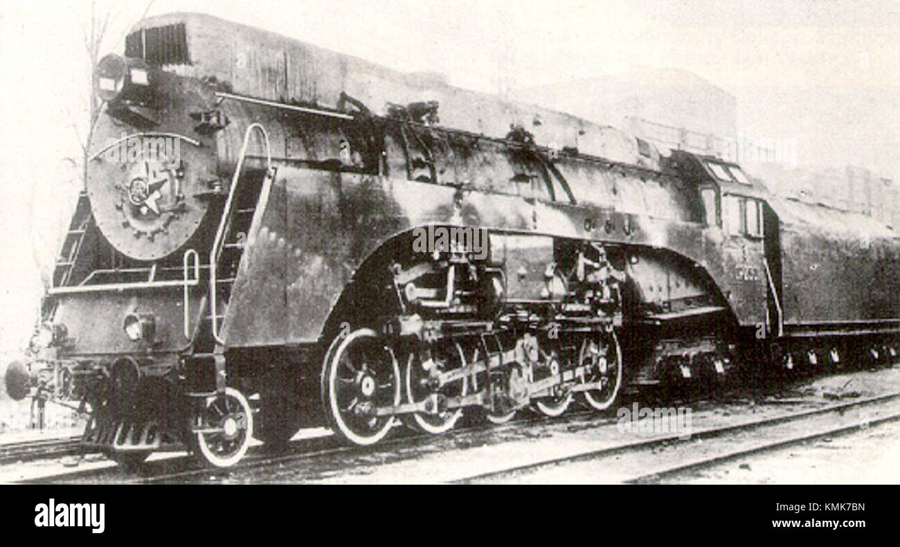 This 1949 Soviet-built locomotive, the 2-10-4 model with an opposed ...