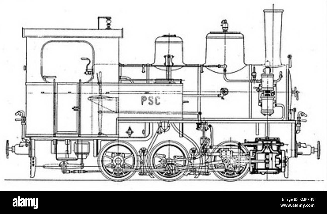 A technical drawing or blueprint labeled 'PSC E 3-3 4-6 Typenskizze ...