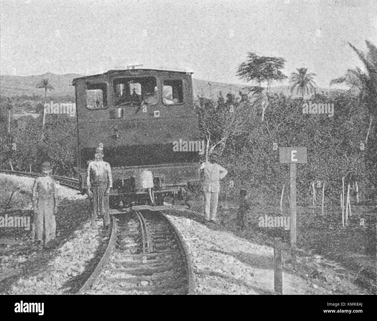 The Beirut-Damascus railway line, which includes a cogwheel section ...