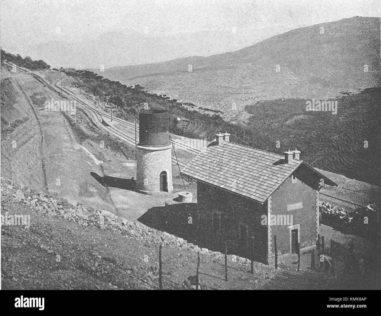 The Station de rebroussement d'Araya, located between Beirut and ...