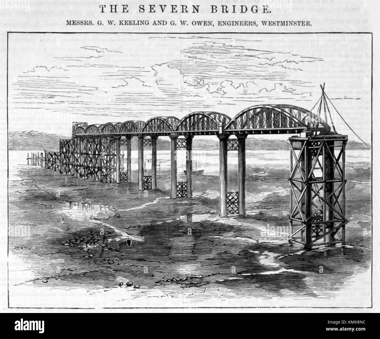 The Severn Railway Bridge is a historic bridge located over the River ...