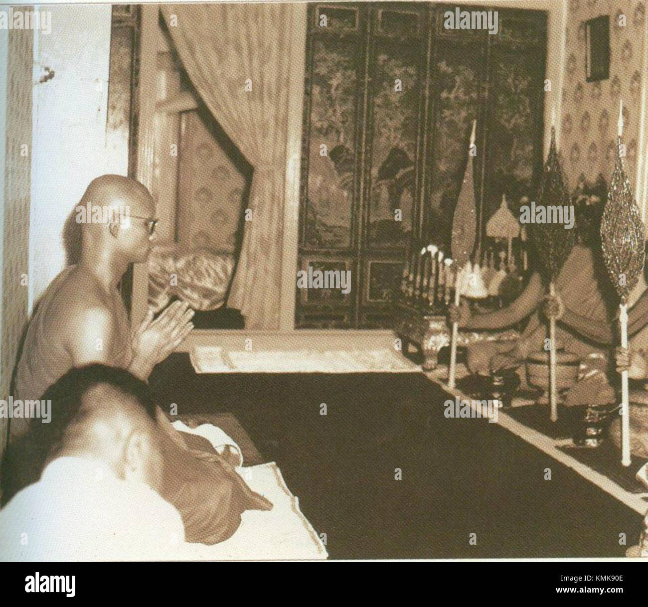 King Bhumibol Adulyadej of Thailand entered monkhood for 15 days as ...