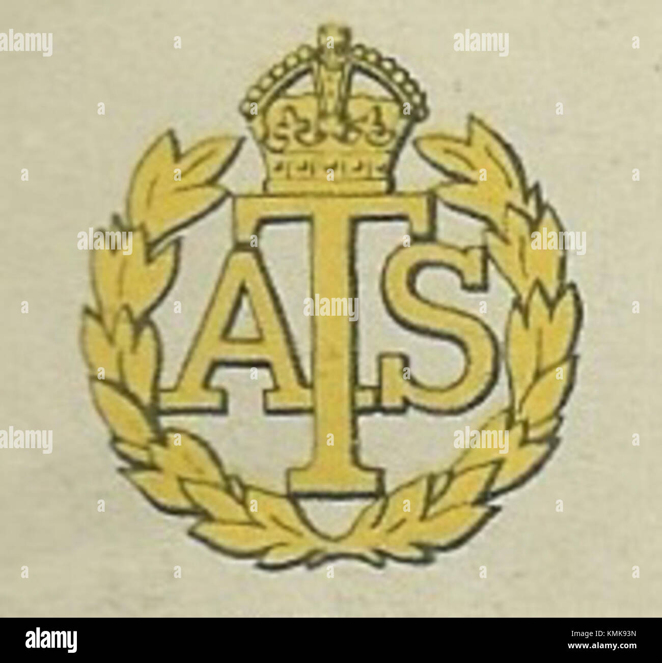 The ATS (Auxiliary Territorial Service) cap badge is a military ...