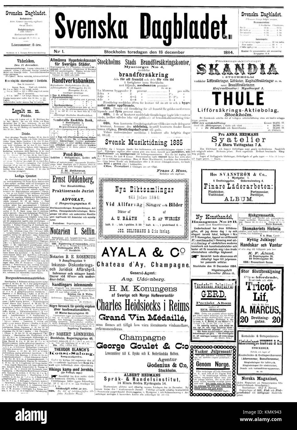 Svenska press Black and White Stock Photos & Images - Alamy