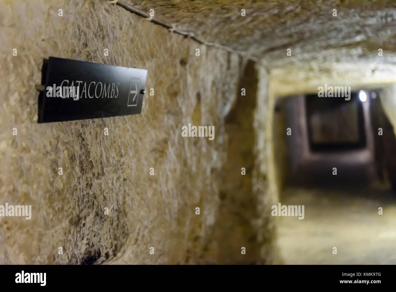 St. Paul's underground catacombs, Mdina, Malta Stock Photo - Alamy