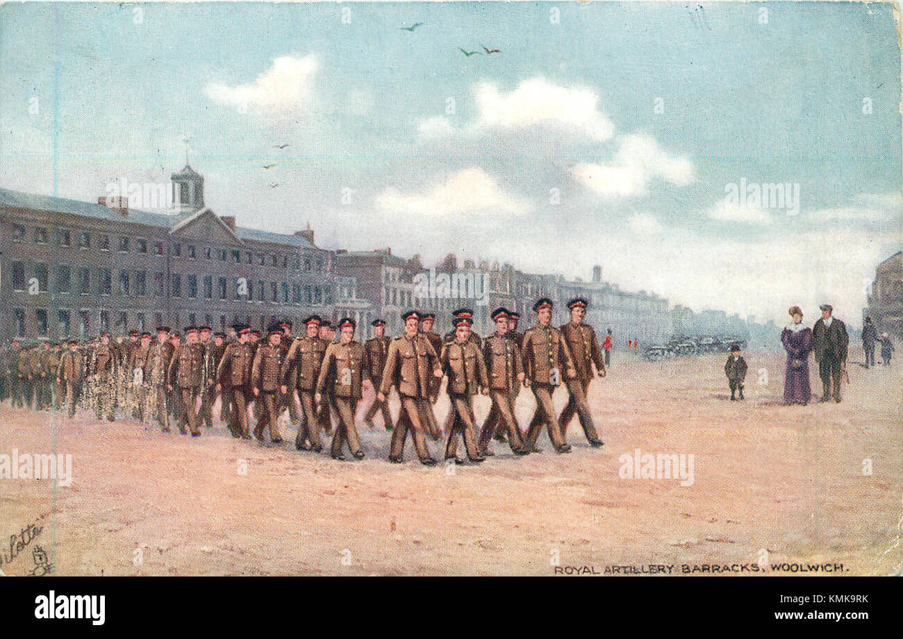 The Royal Artillery Barracks in Woolwich, London, served as a key ...