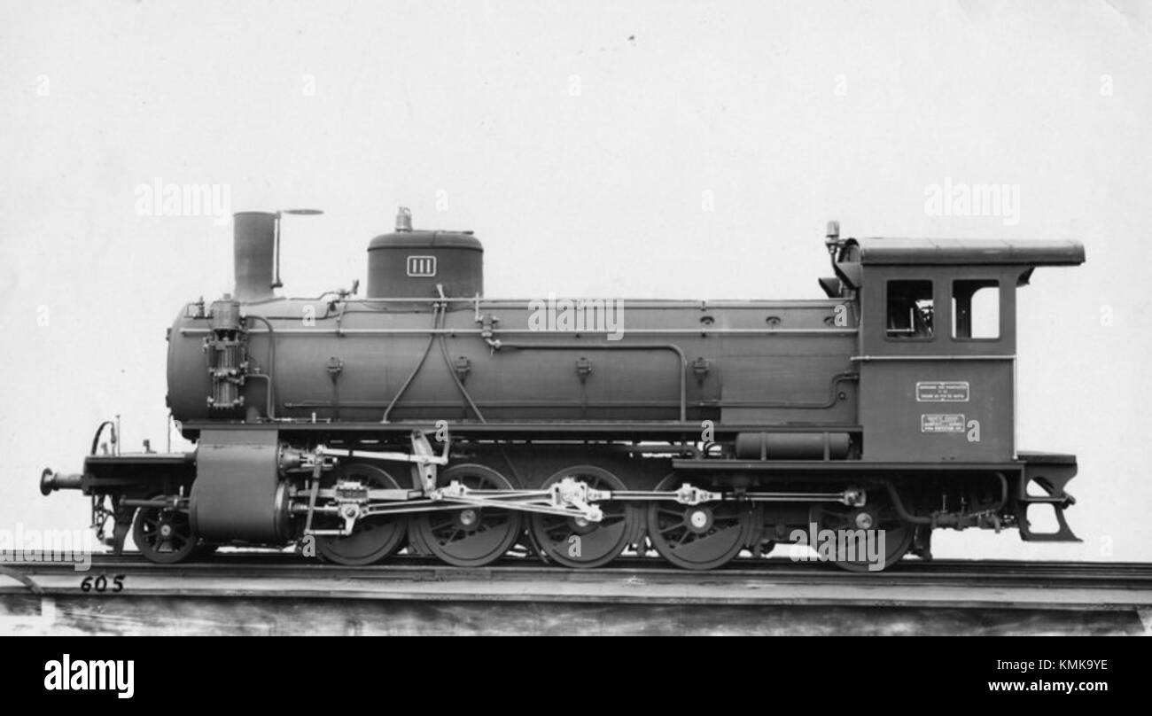 Photograph of steam locomotive CFG 111 SLM, showcasing Swiss railway ...