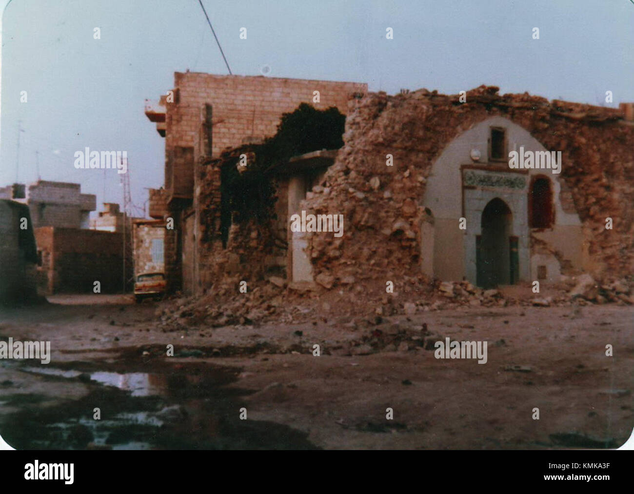A reflection or documentary on the aftermath of the Hama massacre, a ...