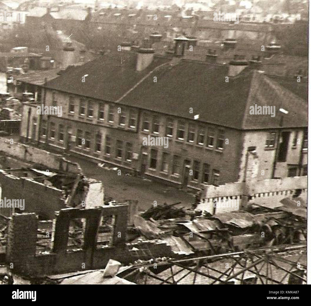 This image from 1944 shows a historical event or moment captured during ...