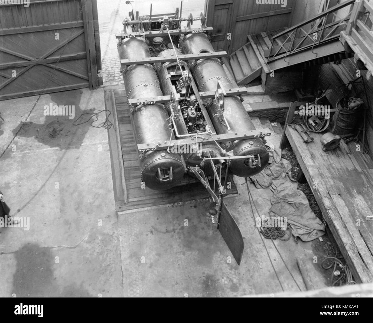 Raft engine Black and White Stock Photos & Images - Alamy