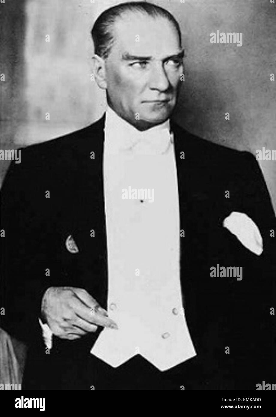 This image from the 1930s features Mustafa Kemal AtatÃ¼rk, the founder ...