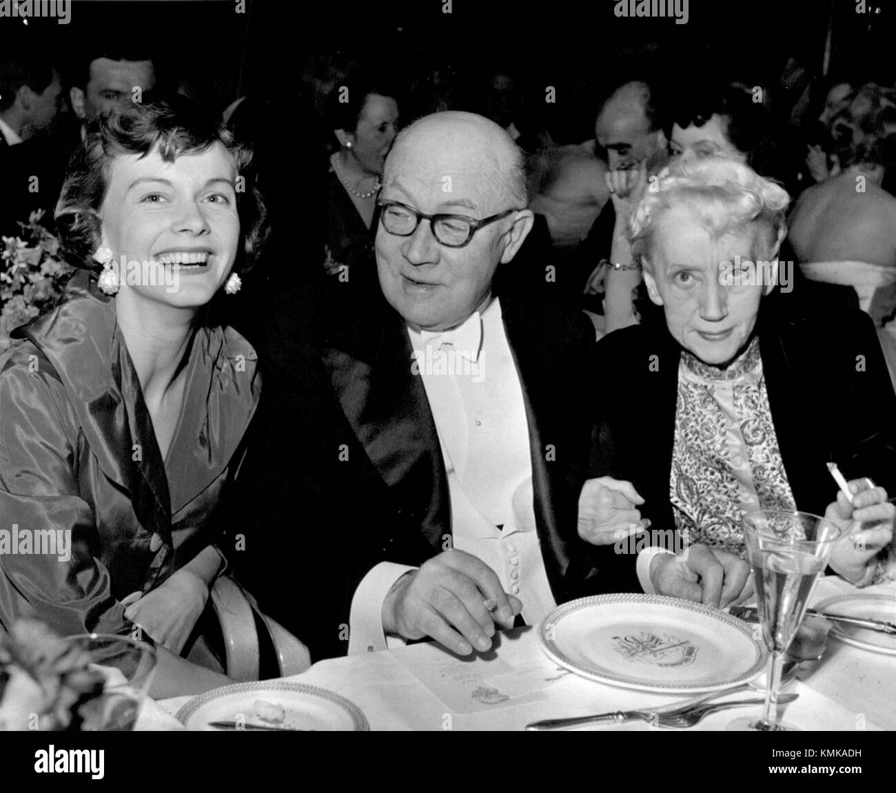This image captures a scene from a Swedish film community party held at ...