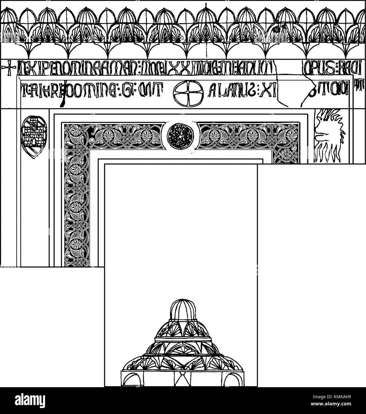 The Mihrab from an arcade cathedral represents an important aspect of ...