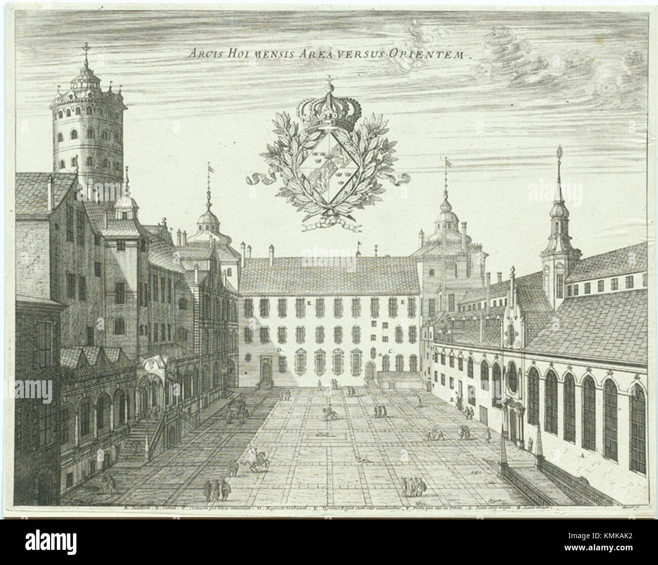 Stockholm Palace (Stockholms slott) in Sweden is the official residence ...