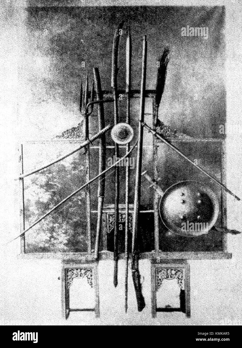 The Eight Royal Weapons of Sovereignty are traditional regalia used in ...