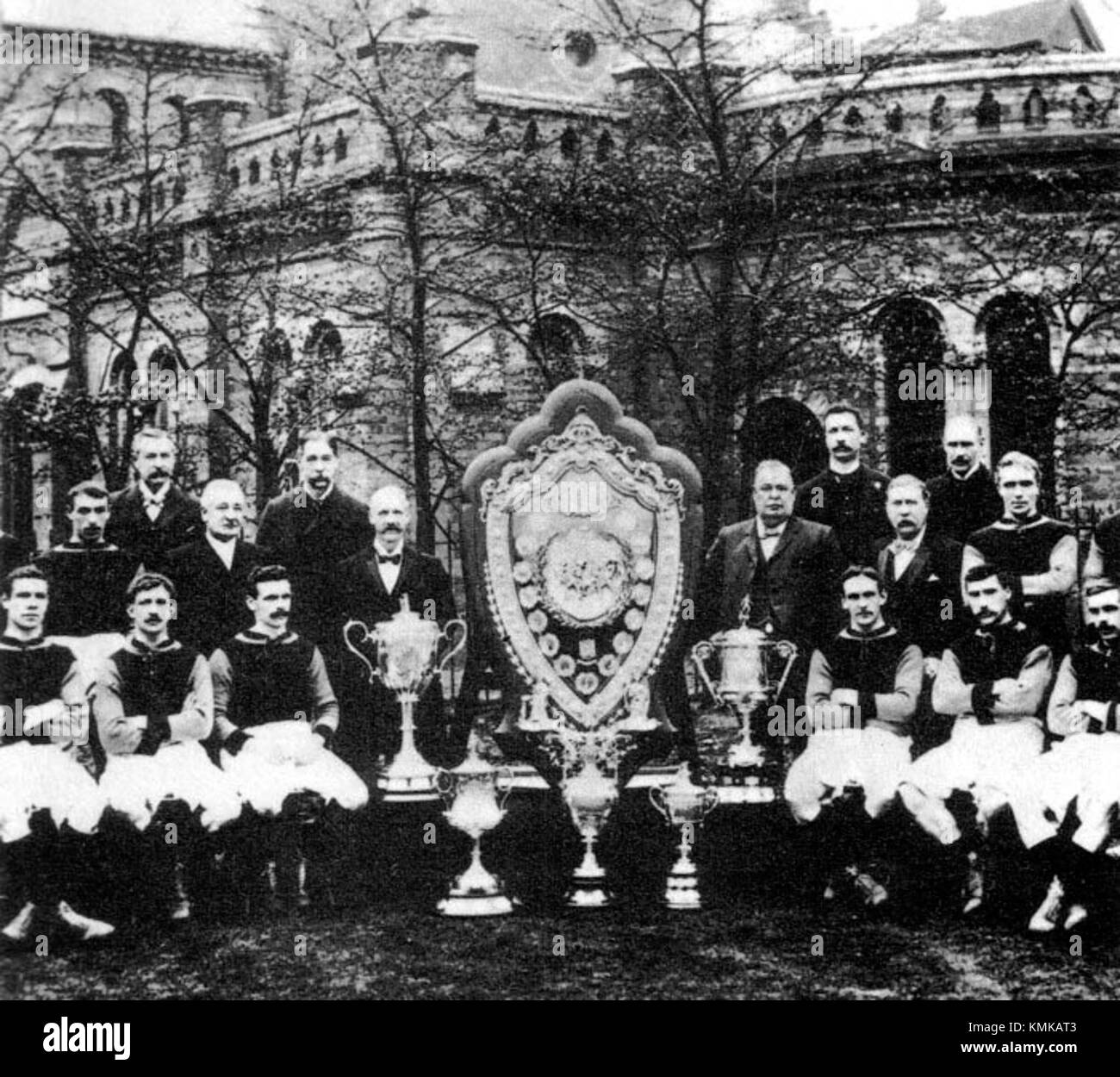 Photograph of the Aston Villa football team from the 1899–1900 season ...