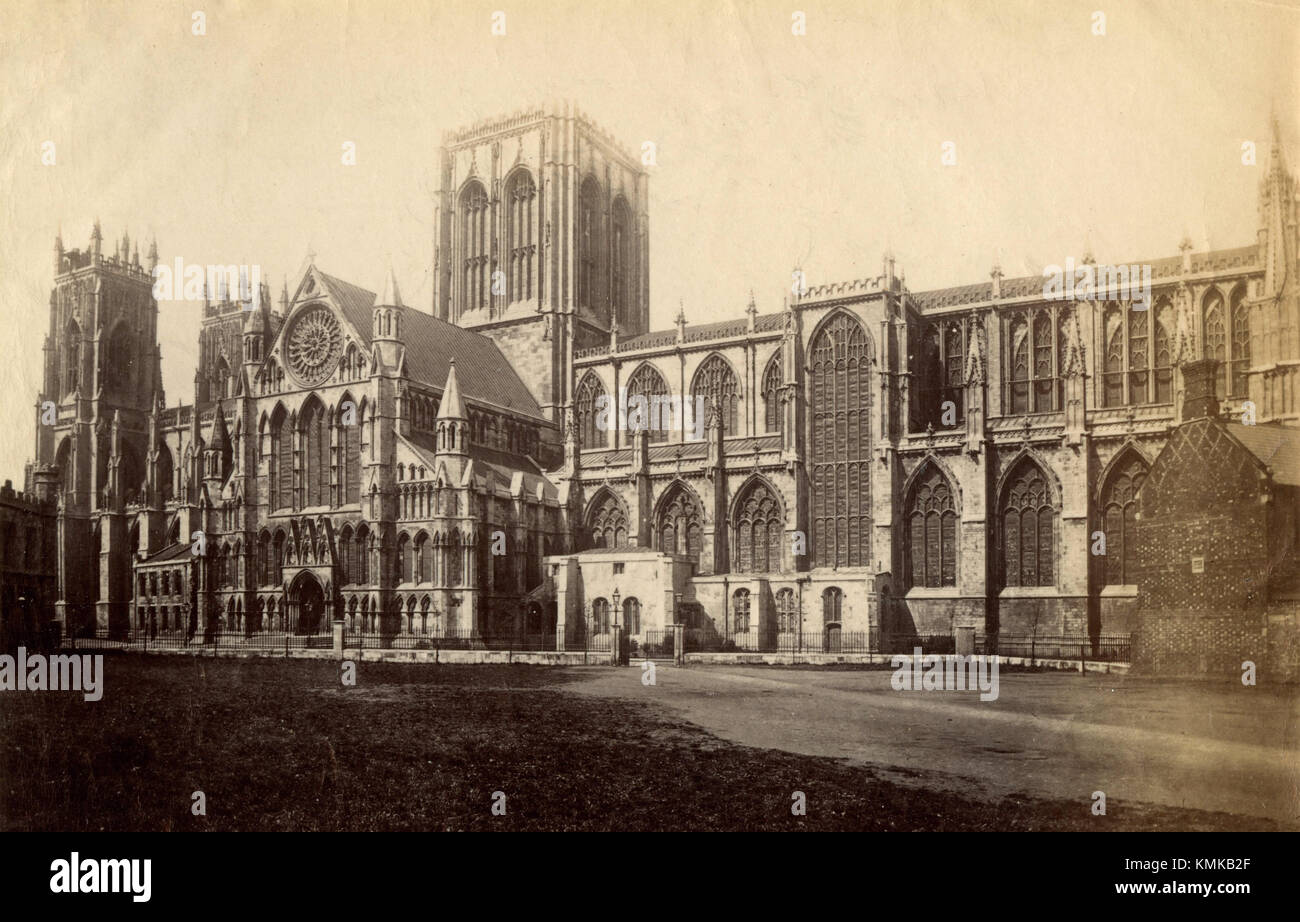 York Minster, UK 1880s Stock Photo - Alamy