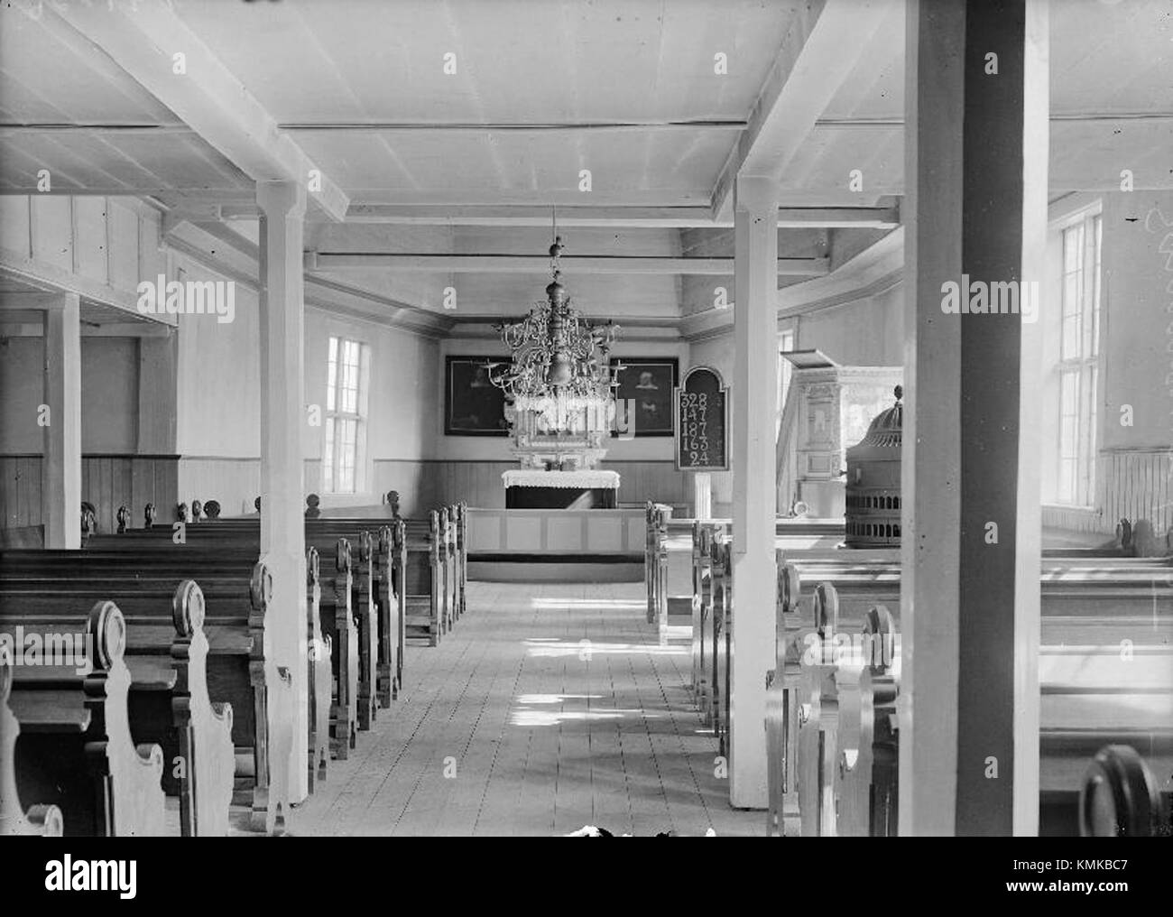 A photograph of Sunnemo Church, cataloged as KMB 16000200148106 ...