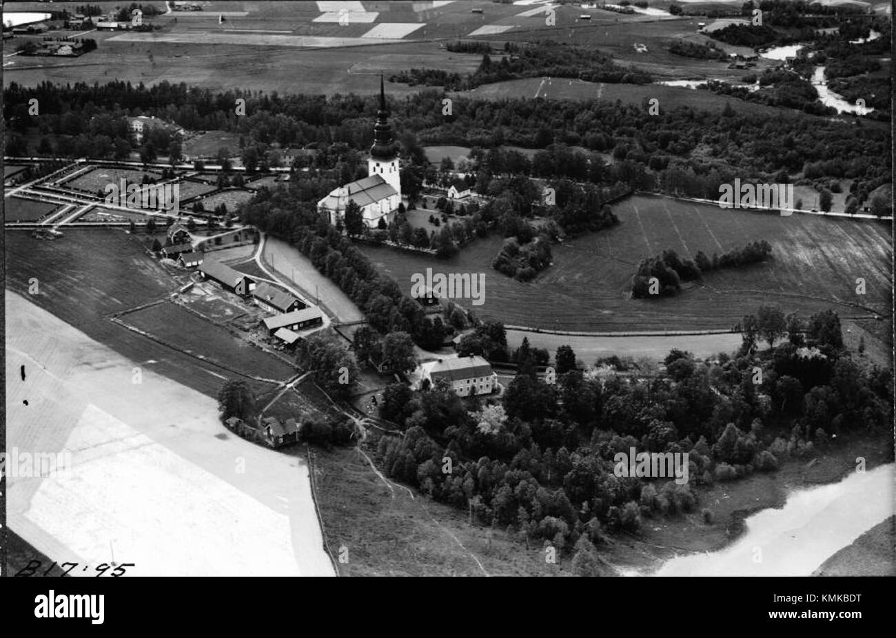 Stora Tuna kyrka - KMB - 16000200009077 Stock Photo - Alamy