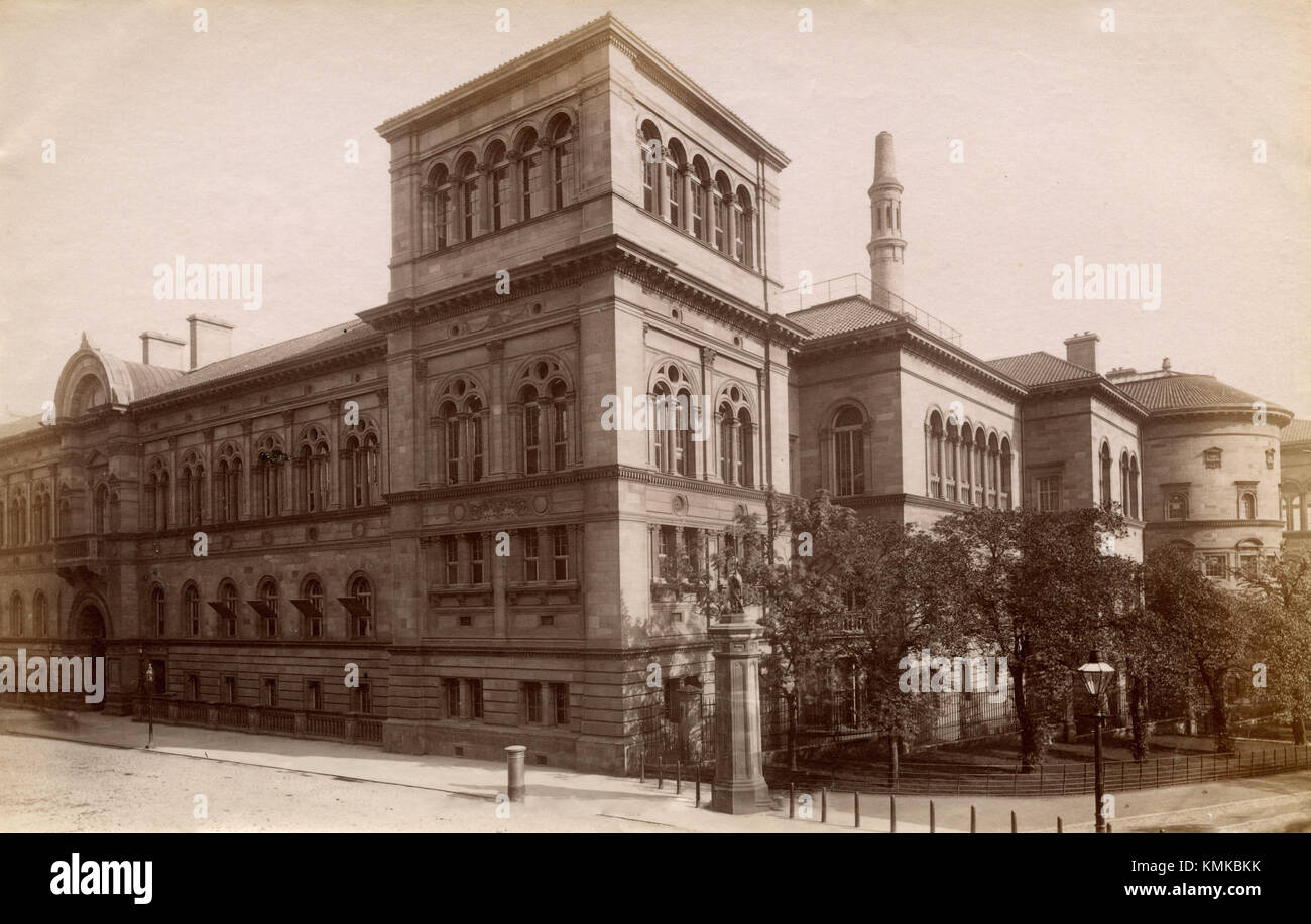 Edinburgh University, Scotland 1880s Stock Photo - Alamy